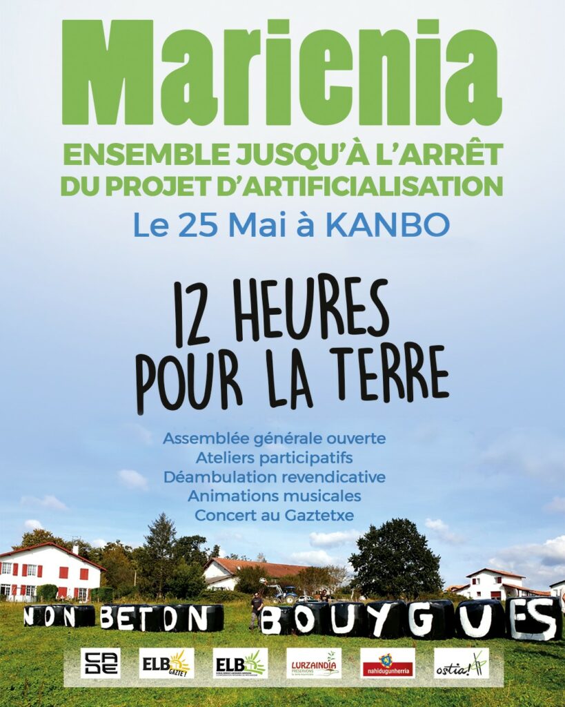 Marienia : une journée de mobilisation le 25 mai | CADE : Collectif des ...